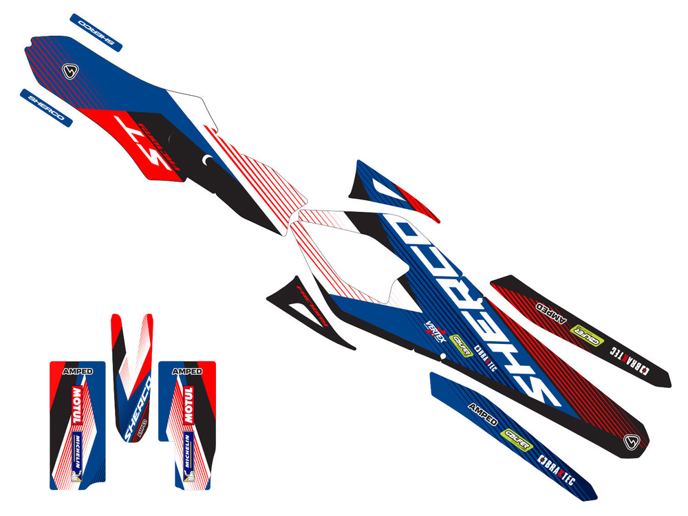 Amped ST 1 Sherco Trials Graphics R - Trials Graphics - Amped
