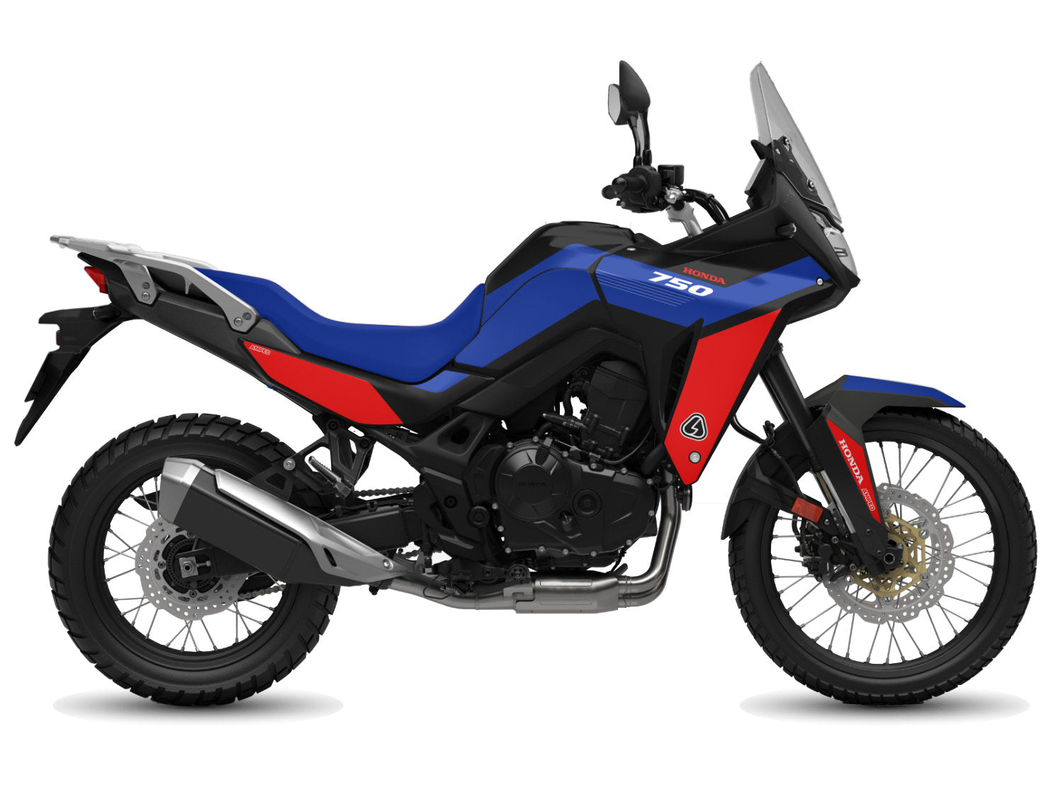Factory Honda Transalp 750XL Graphics - BLR - Adventure Bike Graphics Amped