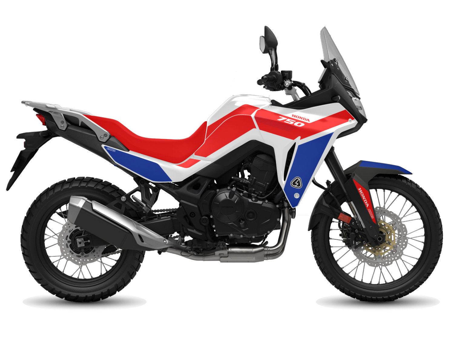 Factory Honda Transalp 750XL Graphics - WRB - Adventure Bike Graphics Amped