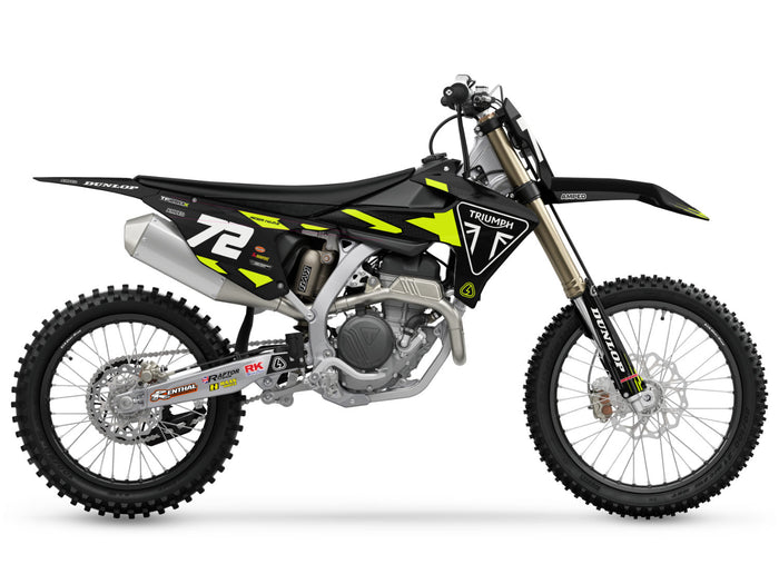 Scatter Triumph TF Graphics - BY - Motocross & Enduro Graphics Amped