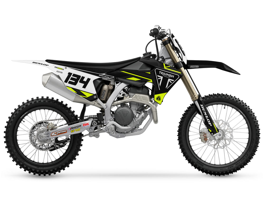 Union Triumph TF Graphics - BY - Motocross & Enduro Graphics Amped