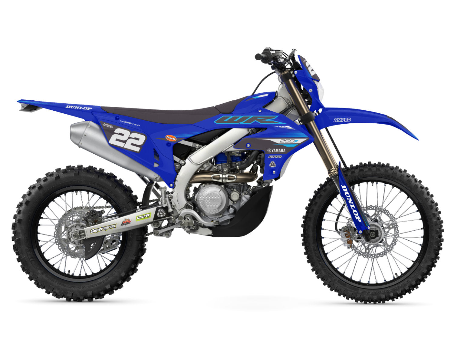 Amped GP Yamaha WRF Graphics - B - Motocross & Enduro Graphics Amped