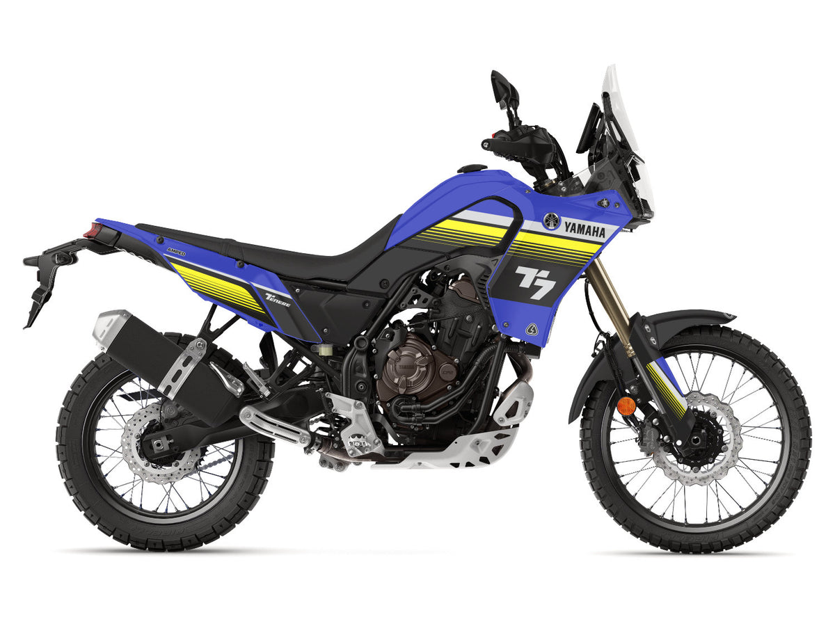 Classic Yamaha Tenere 700 Graphics - BY - Adventure Bike Graphics Amped